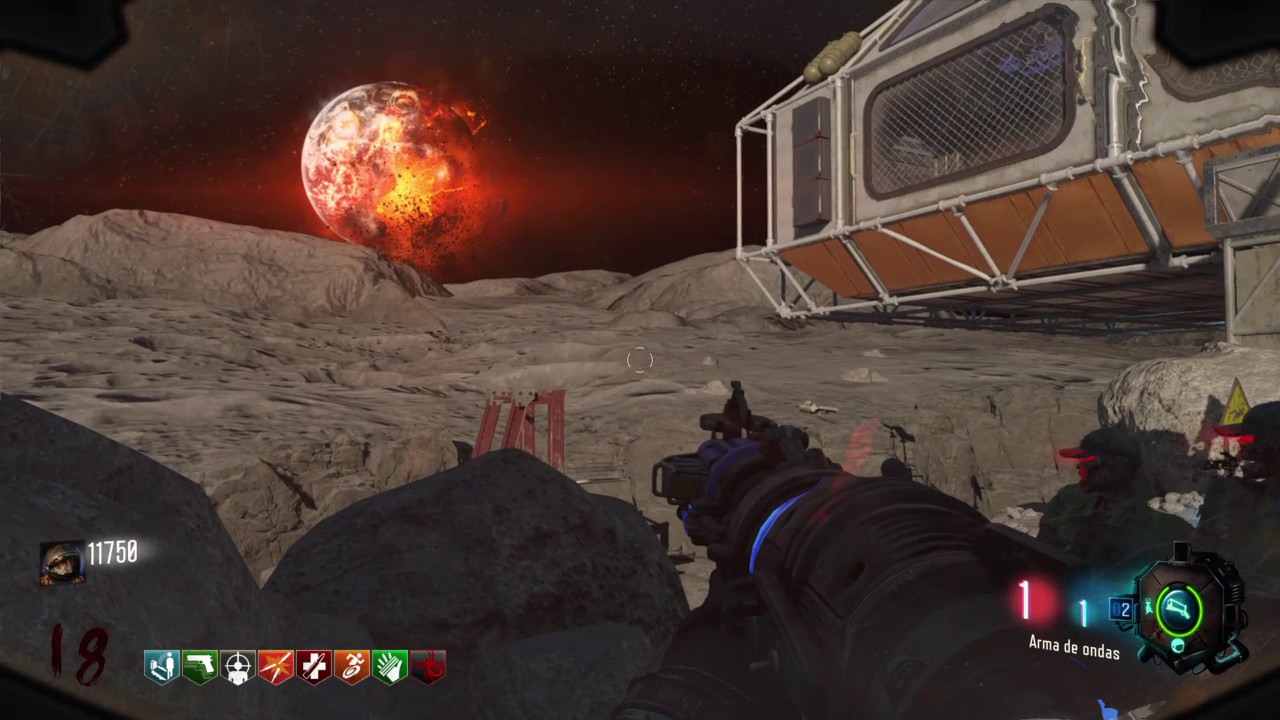 Call of duty black ops 3 ; Moon destrucción de la tierra - YouTube