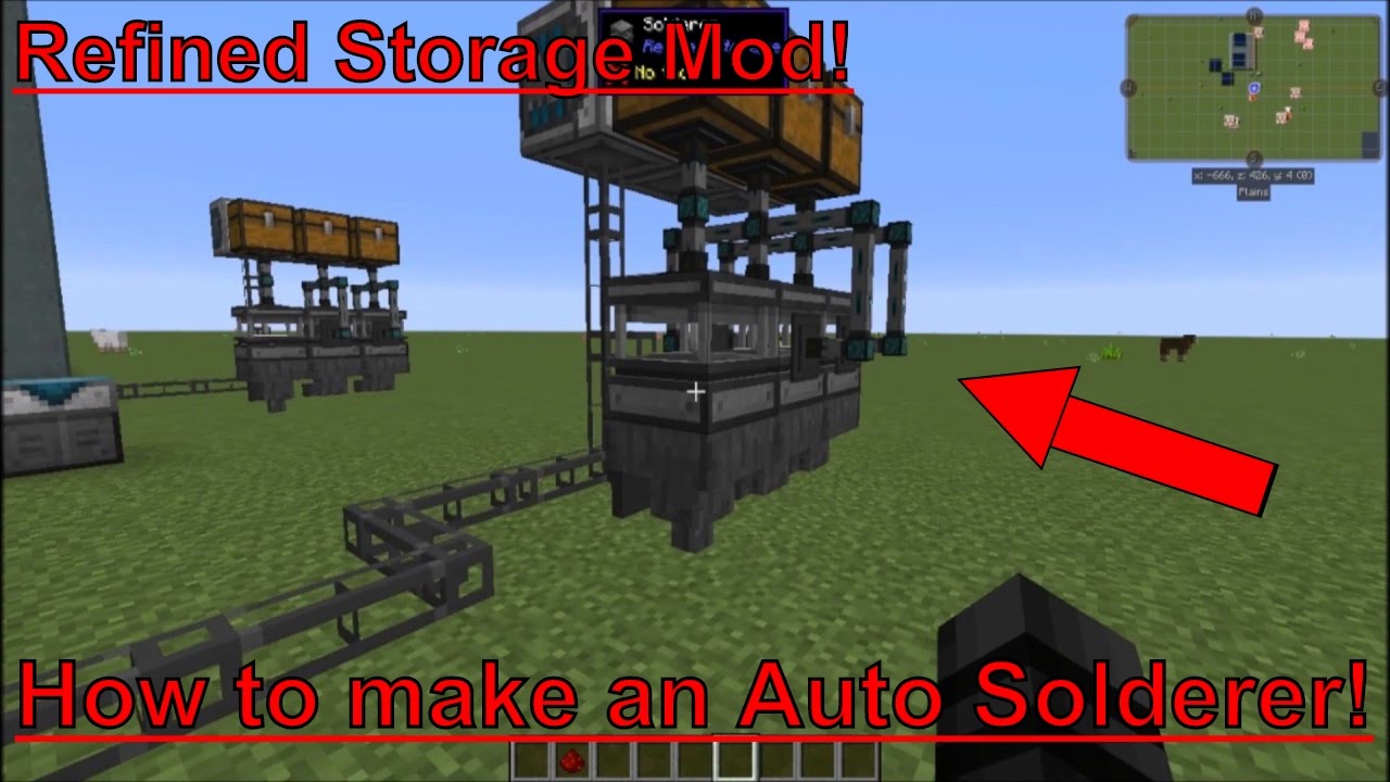How to setup an Auto Solderer on Hermitpack! (Refined Storage Mod ...