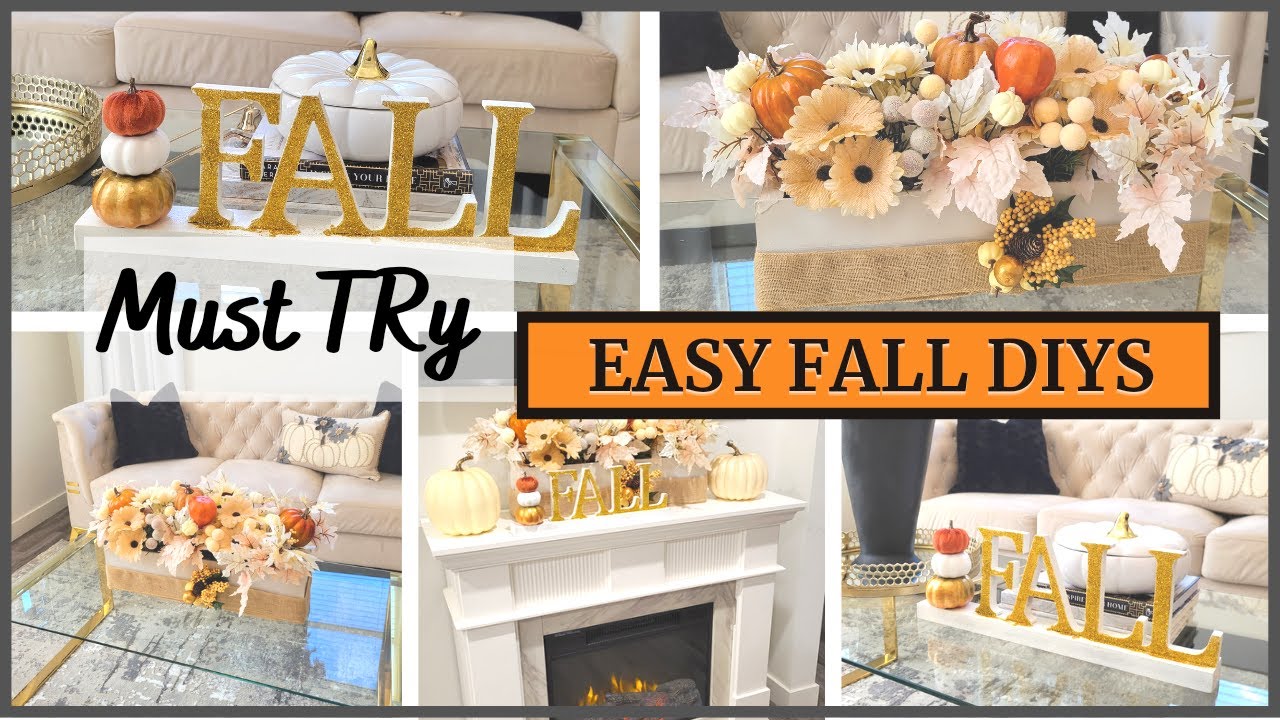 WOW !! MUST TRY, Easy Fall Dollar Tree DIY's - Fall Decorating Ideas # ...