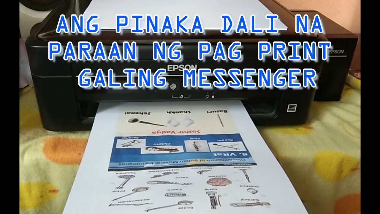 Paano Mag Print Ng Picture Galing Messenger. ( Basic Tips ) - YouTube