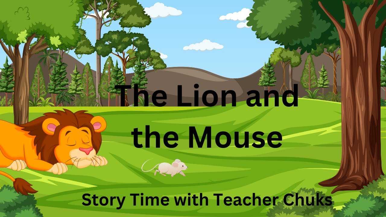 The Lion and the Mouse | Short Story for Kids | Learn with Teacher ...