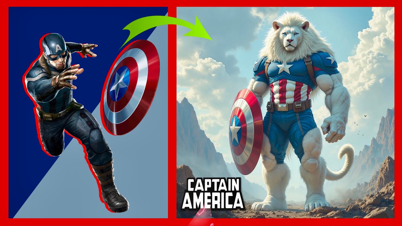 💀AVENGERS but Lion 🦁 VENTERS AII 🔥Characters💣(Marvel & DC) 2025 😱 - YouTube