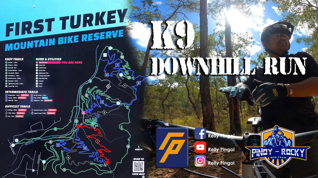 First Turkey Mountain Bike Reserve K9 Downhill Run - YouTube