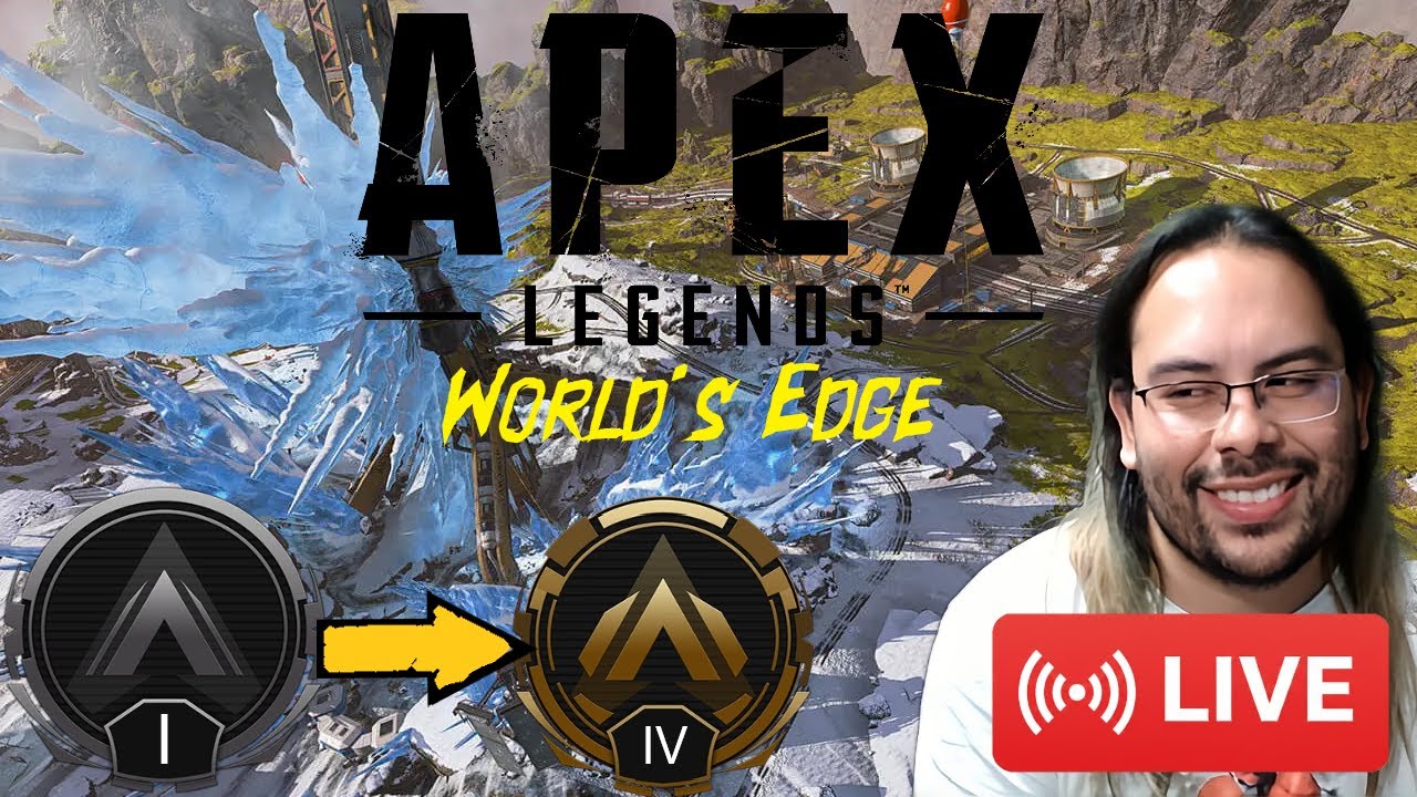 🌋 Apex Legends Live Stream | WORLD'S EDGE RANKED Solo Q & The GOLD ...