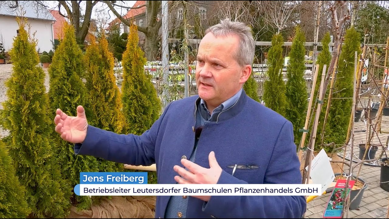 Zu Gast bei den Leutersdorfer Baumschulen - YouTube
