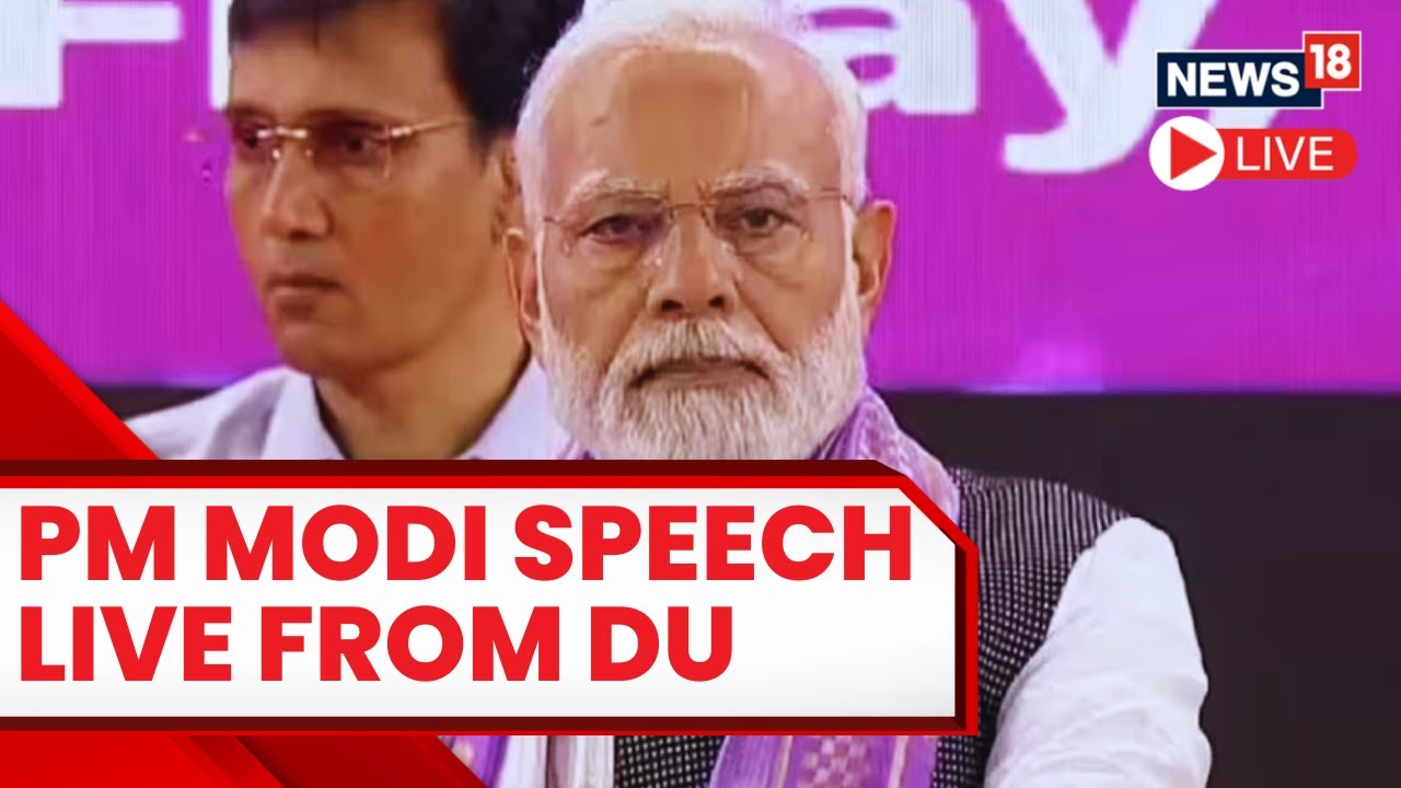 Delhi university Centenary Celebrations | PM Modi Live Today | Modi ...