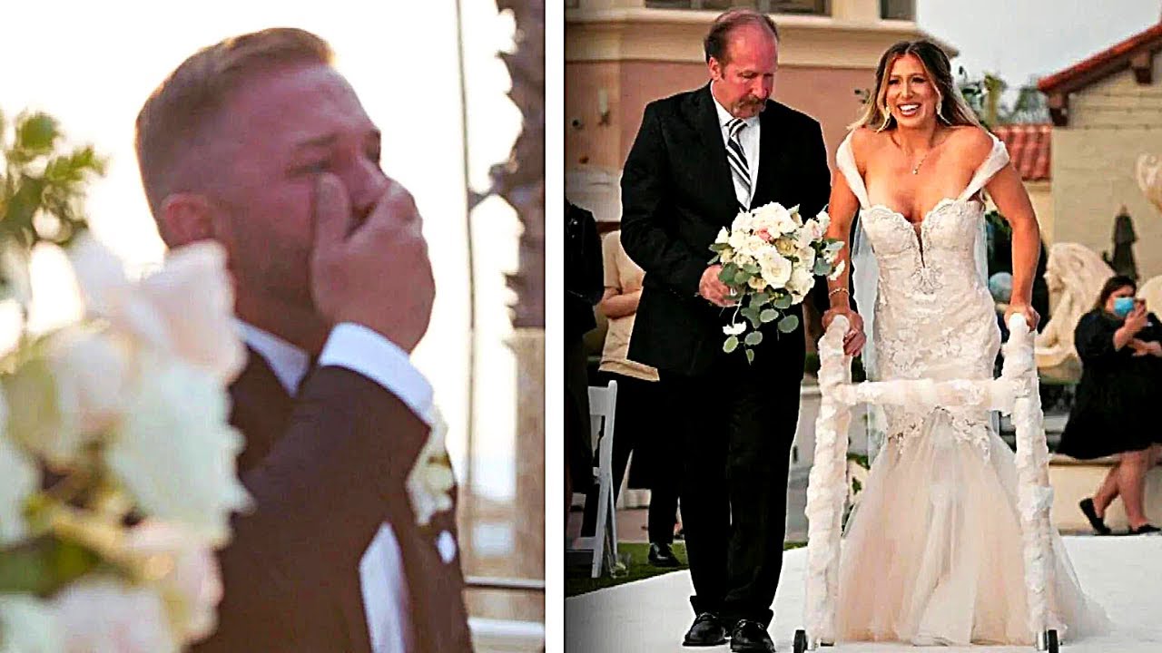 Paralyzed Bride Shocked Her Husband When She WALKED Down The Aisle, YOU ...