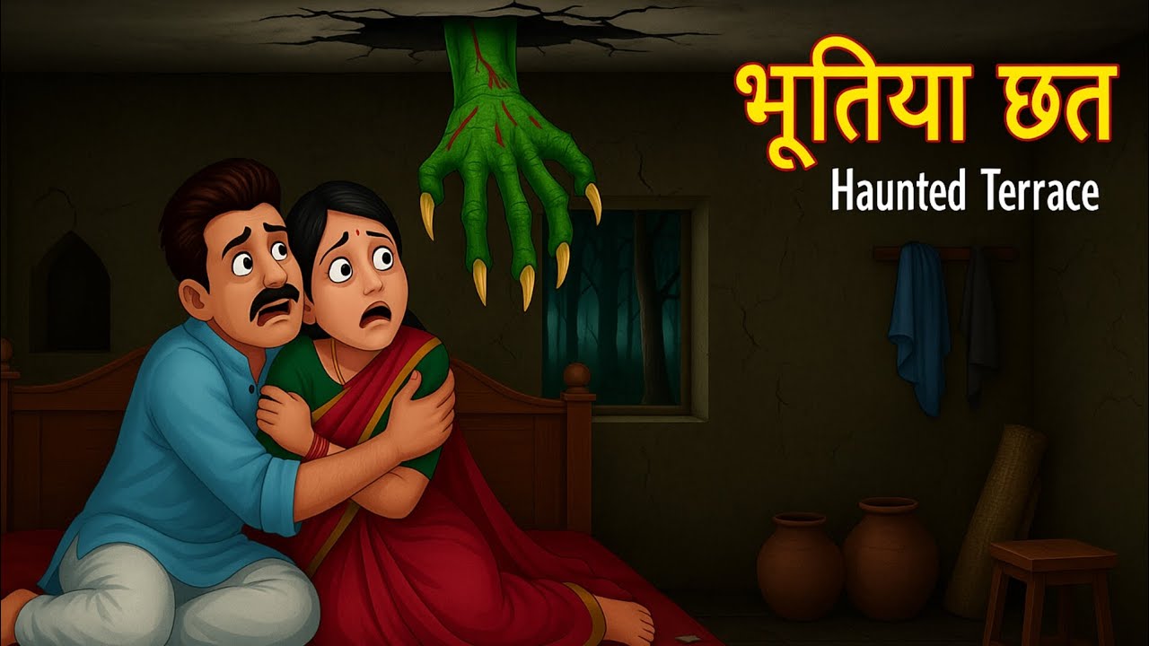 भूतिया छत | Haunted Terrace | New Cartoon in Hindi | हिंदी कहानियाँ ...