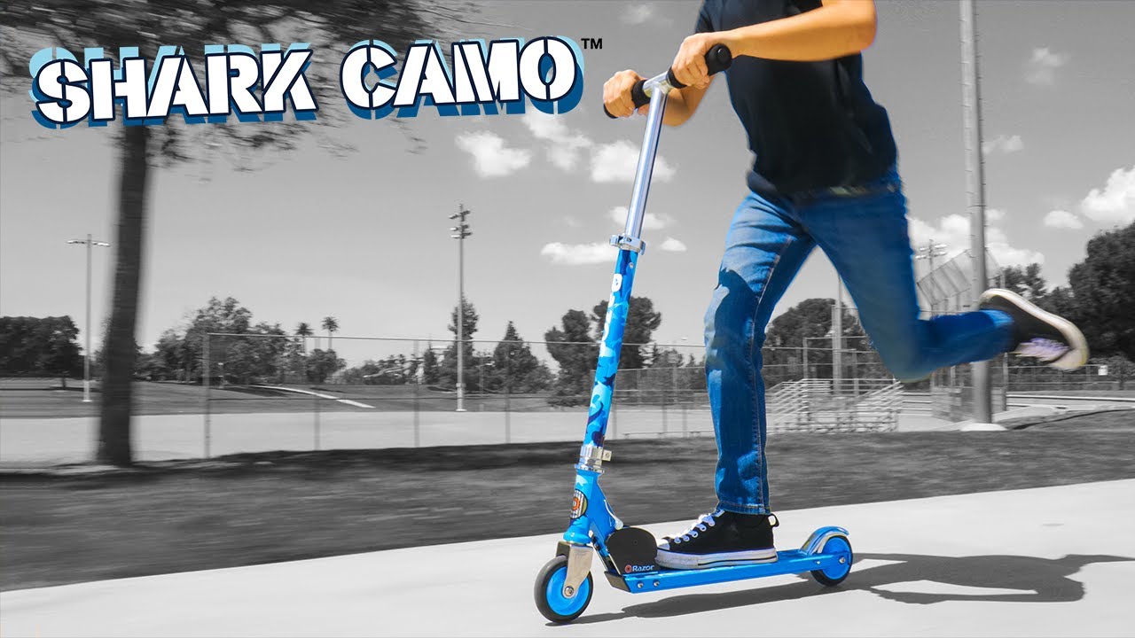 Razor Presents: A Kick Scooter Special Edition – Shark Camo - YouTube