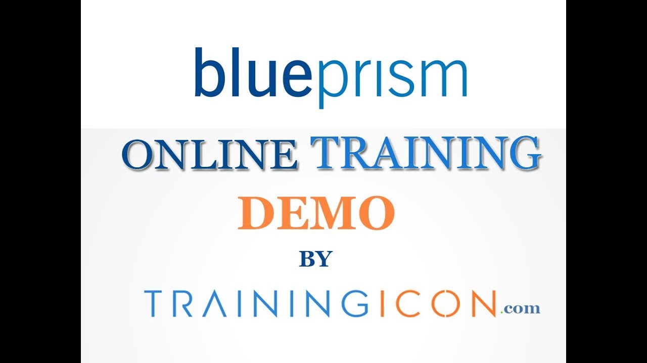 Blue Prism Online Training | RPA DEMO VIDEO - YouTube