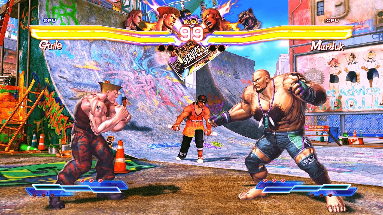 Guile & Abel vs Marduk & King (Hardest) - Street Fighter X Tekken - YouTube