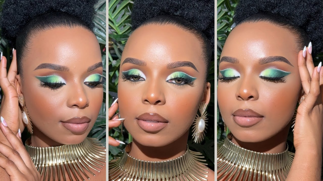 HOW TO CREATE A DETAILED GREEN CUT CREASE EYESHADOW TUTORIAL FOR ...