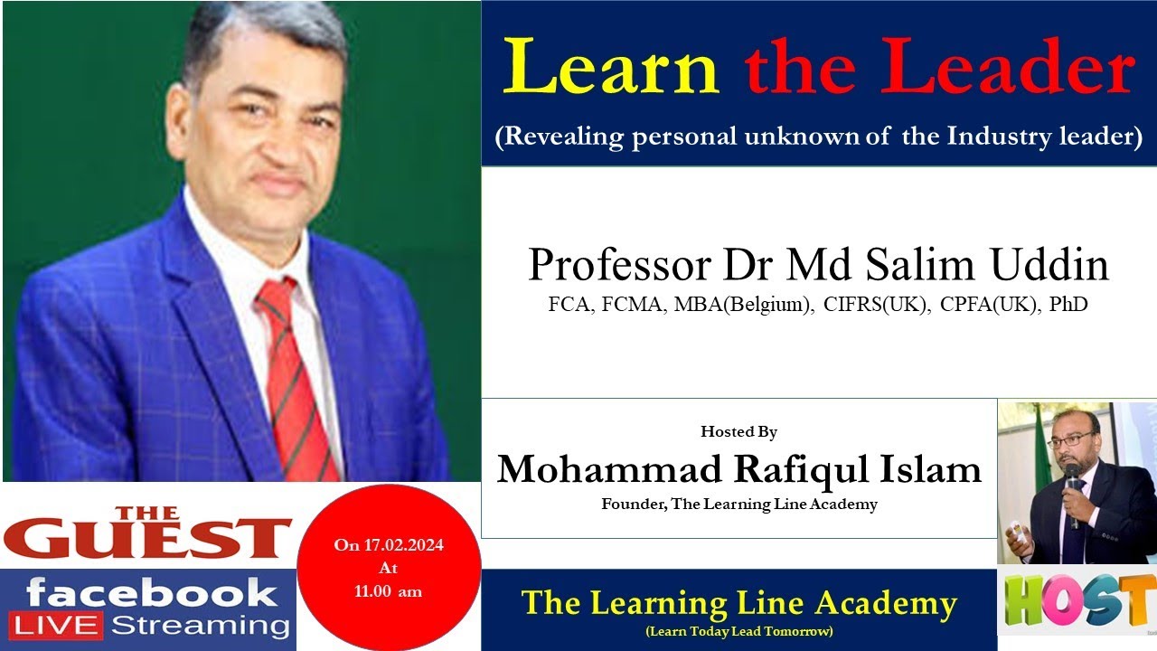 The Insight of Professor Selim Uddin. - YouTube