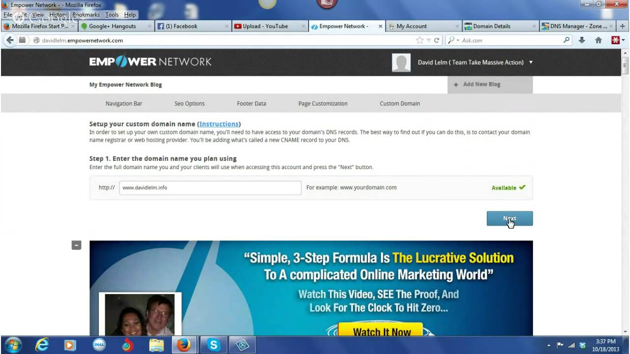 how to do hang out and how to change Facebook profile - YouTube