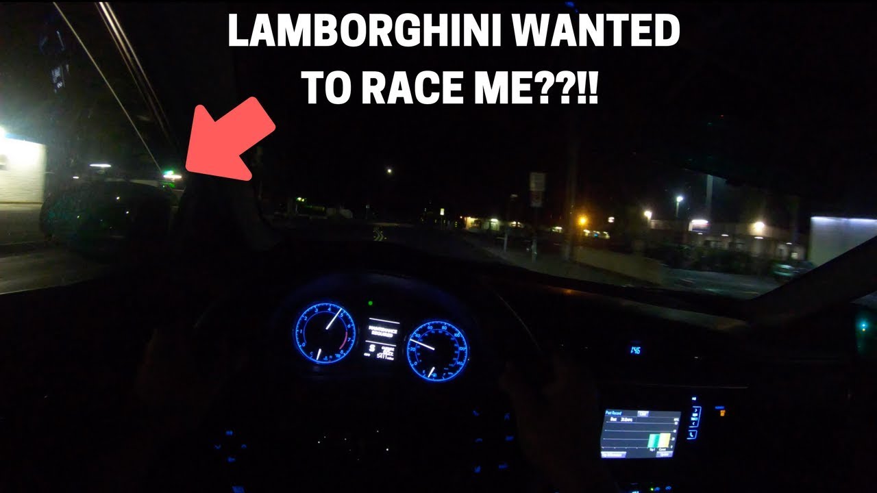 2018 Toyota Corolla LE POV Night Drive - YouTube