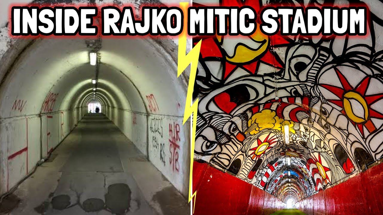 WHAT A TUNNEL! Inside Rajko Mitic Stadium! Beautiful Tunnel ...