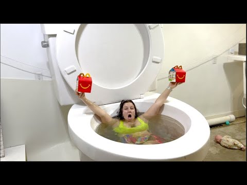 Going Under in the Worlds Largest Toilet with MCDONALDS - YouTube