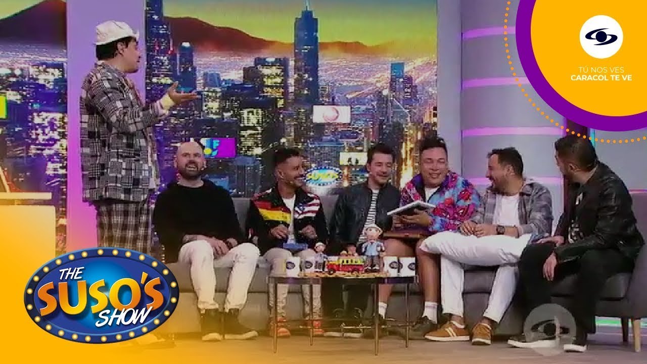 Suso sorprende a Los De La Culpa con curiosos regalos- The Suso's Show ...