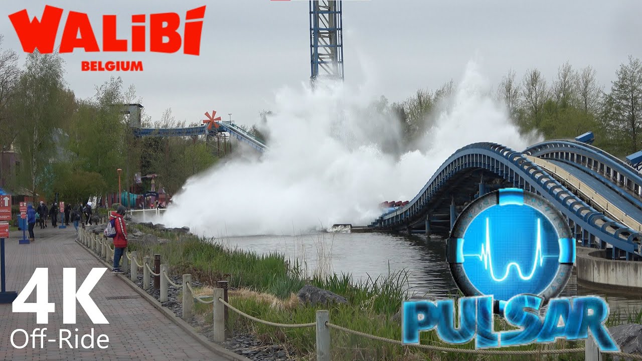 Pulsar - 4K UHD Offride - Walibi Belgium - Mack Rides Power Splash ...