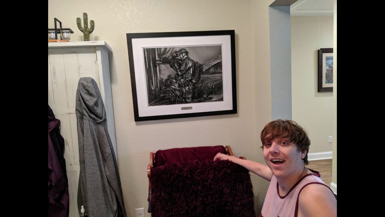 STRENGTH & HONOR: Afghanistan Charcoal Portrait of my brother TRAVIS ...