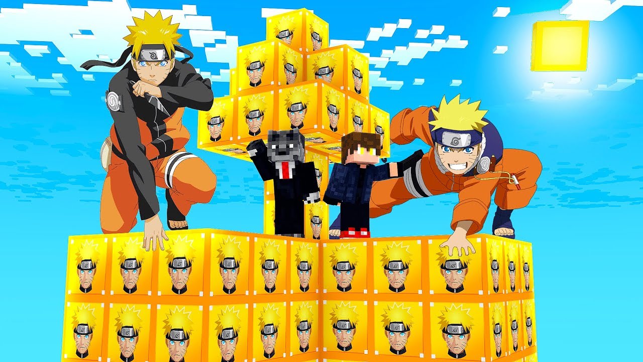 ILHA NARUTO l MINECRAFT ILHA LUCKY BLOCK ( Naruto Shippuden ) - YouTube
