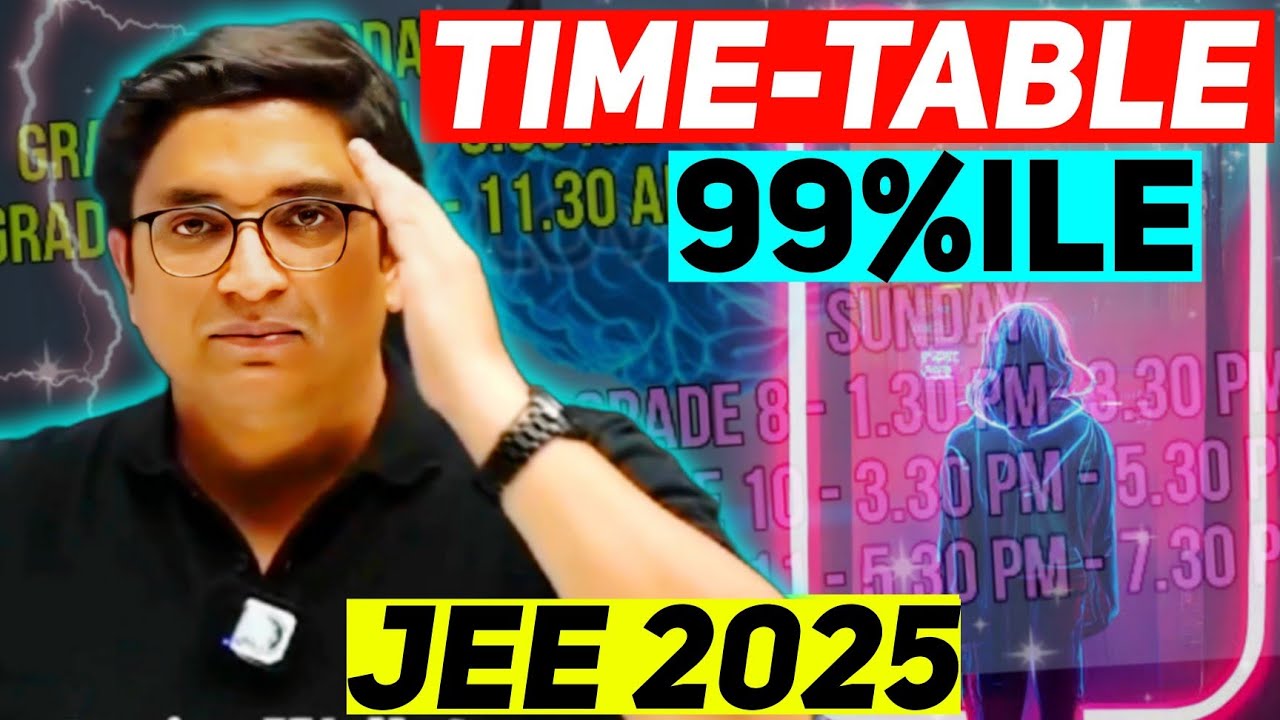 PERFECT TIME-TABLE FOR JEE 📈 |Sachin Sir Motivation |JEE Motivation|JEE ...