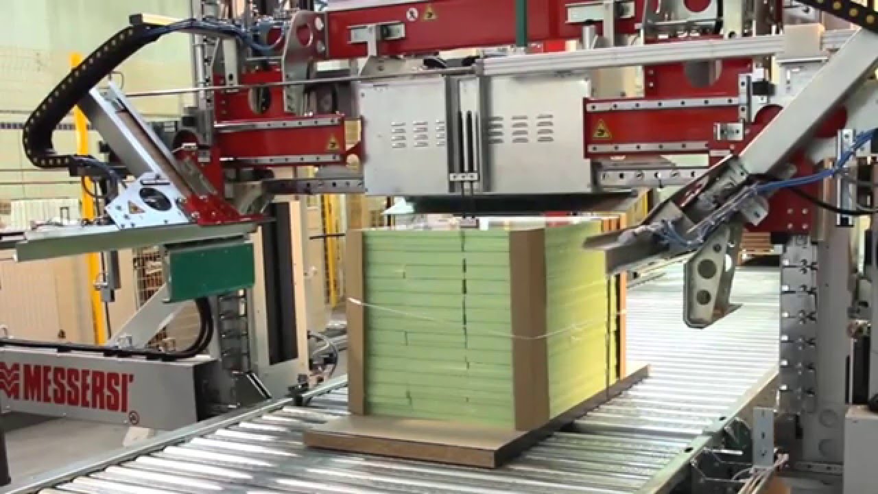 Komplett automata raklap csomagolási rendszer - YouTube