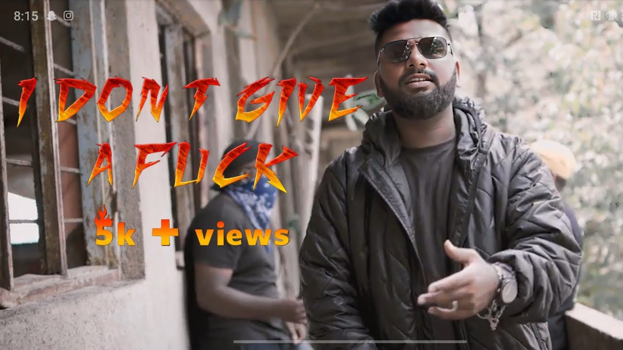 FIRE FALCON-21 | I DONT GIVE A F*CK | OFFICIAL MUSIC VIDEO 4K | KANNADA RAP - YouTube