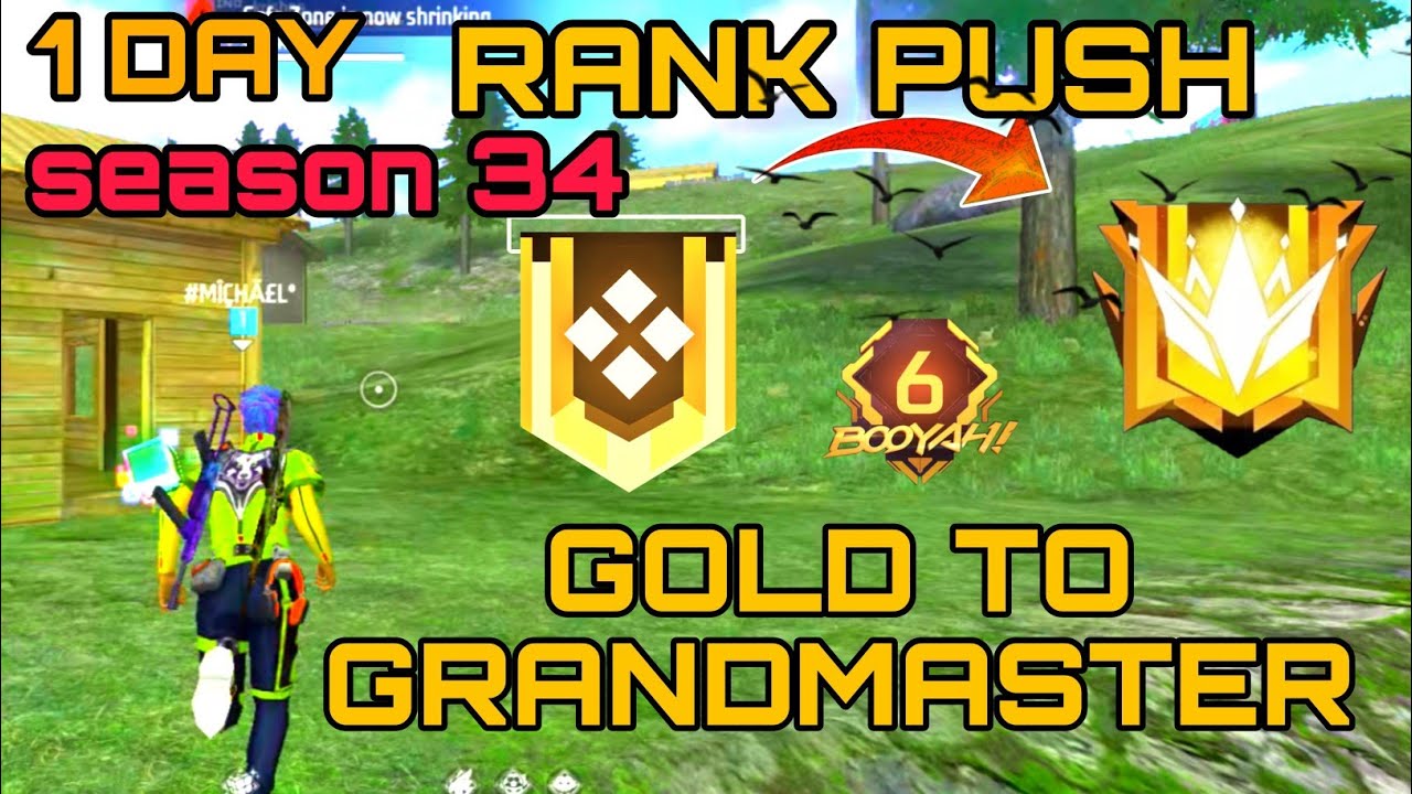 New Season 34 Rank Push Gold To Grandmaster Gameplay Random Players ...