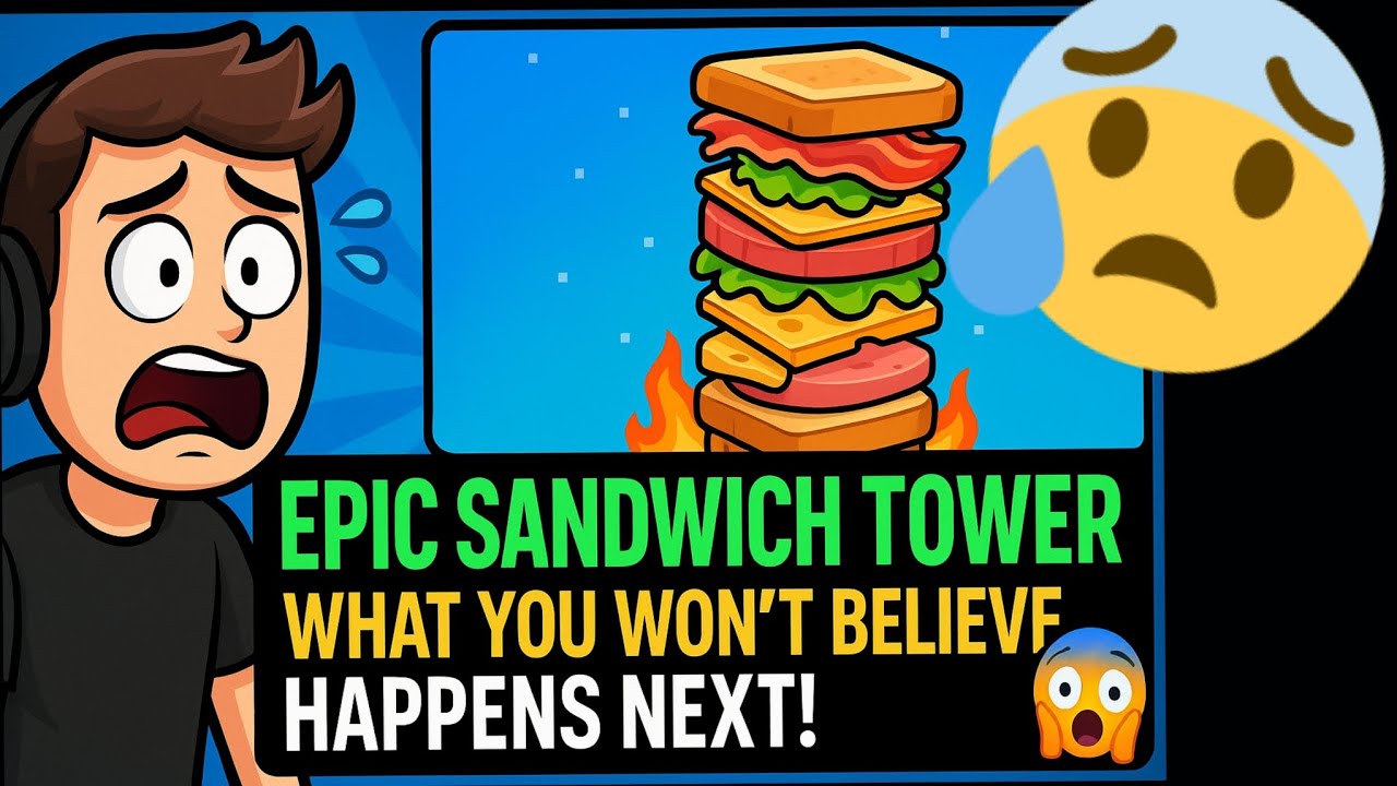 Building the Ultimate Sandwich Tower! 🍞🍔 Epic Gameplay! - YouTube