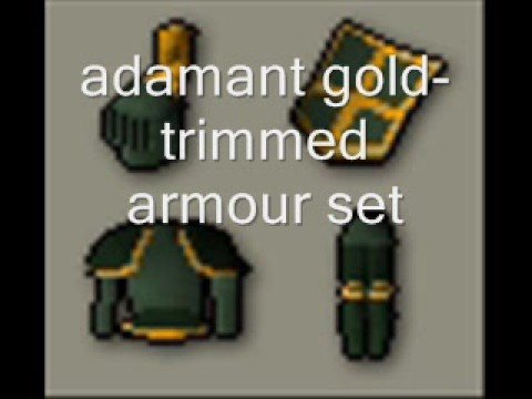 runescape gold-trimmed armour set's - YouTube