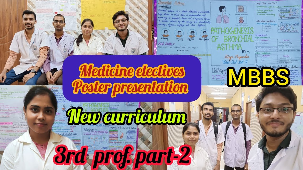 My experience in medicine electives poster presentation on bronchial ...