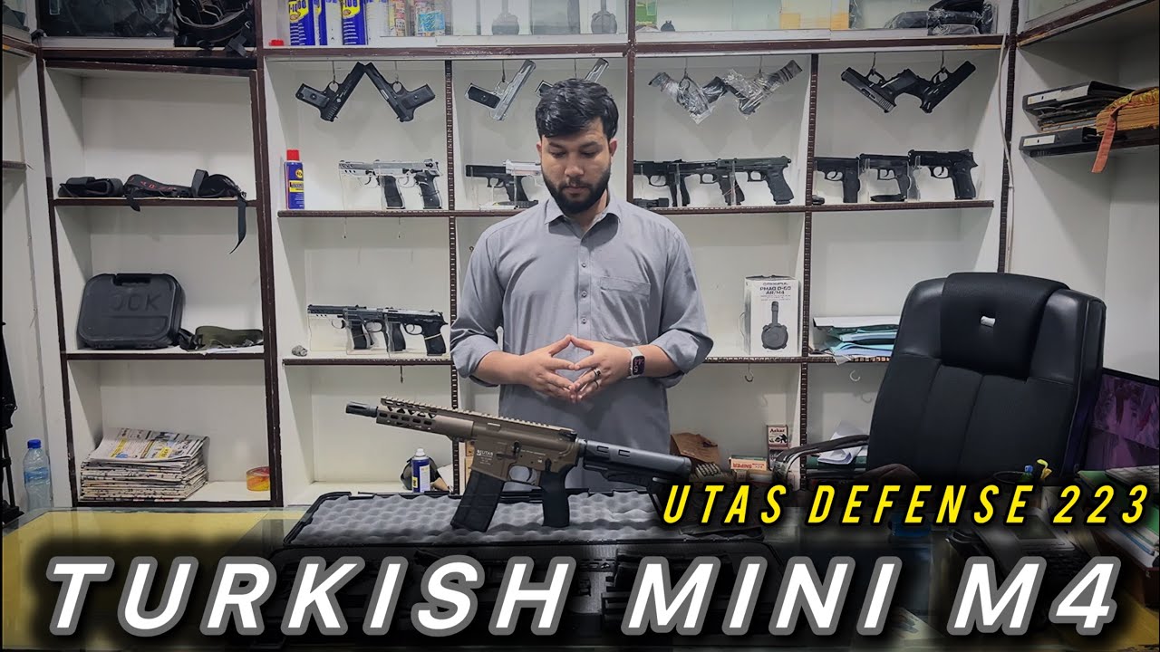 UTAS DEFENSE 223 BORE SEMI AUTO RIFLE - YouTube