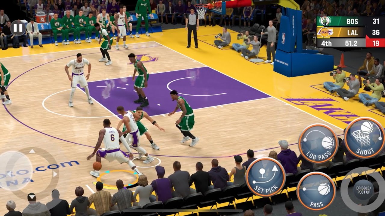 NBA 2K23 Arcade Edition on iPhone 14 Pro Max: Celtics vs Lakers (Ultra ...