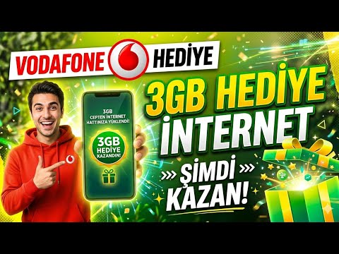 ✅VODAFONE BEDAVA İNTERNET 2026 - VODAFONE BEDAVA 3GB İNTERNET KAZANMAK✅