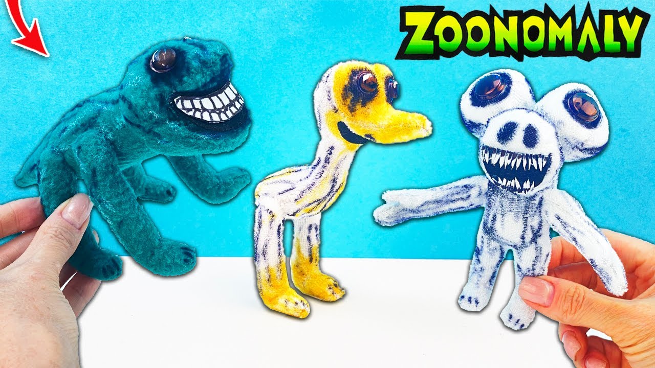 Plush Making Monster Ostrich, Koala and Friendly lizard Zoonomaly! How ...
