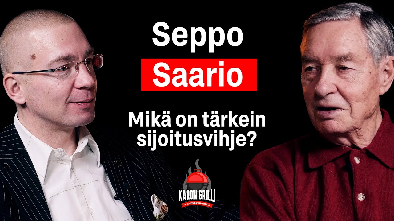 Mikä on tärkein sijoitusvihje, Seppo Saario? - YouTube