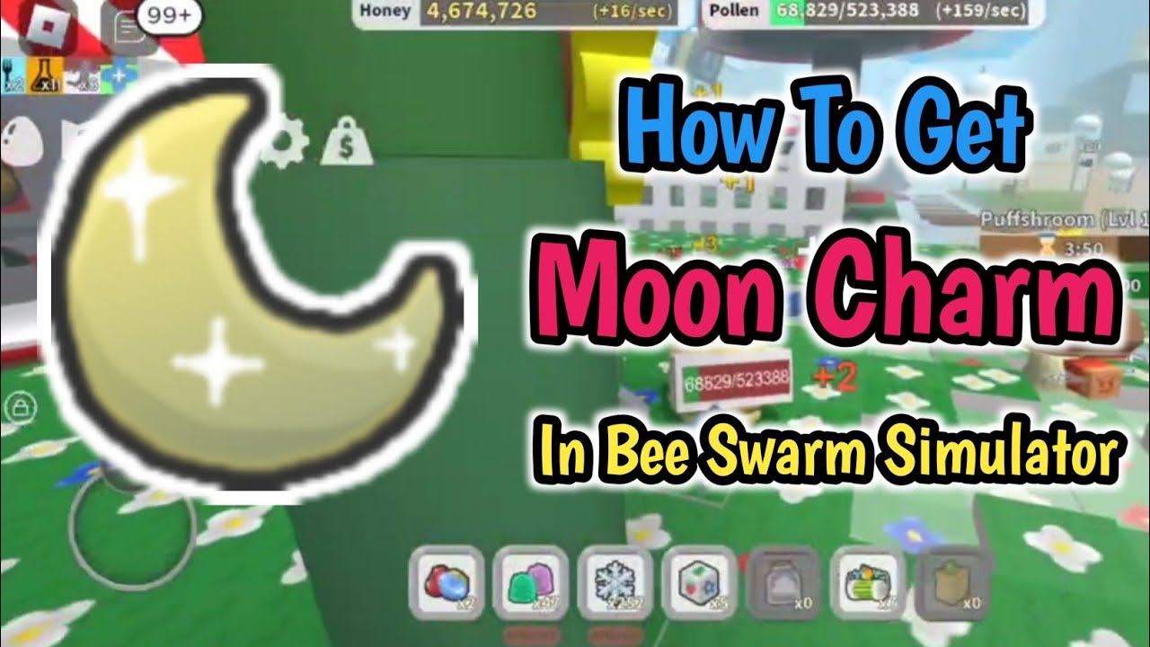 How To Get Moon Charm Fast In Bee Swarm Simulator (2025) - Moon Charm ...