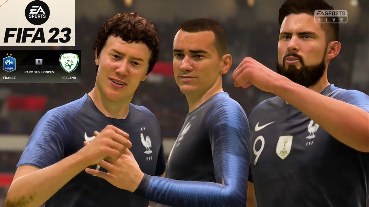 FIFA 23 - FRANCE VS IRELAND I EURO QUALIFIERS 2023 ! FIFA 23 PC NEXT ...
