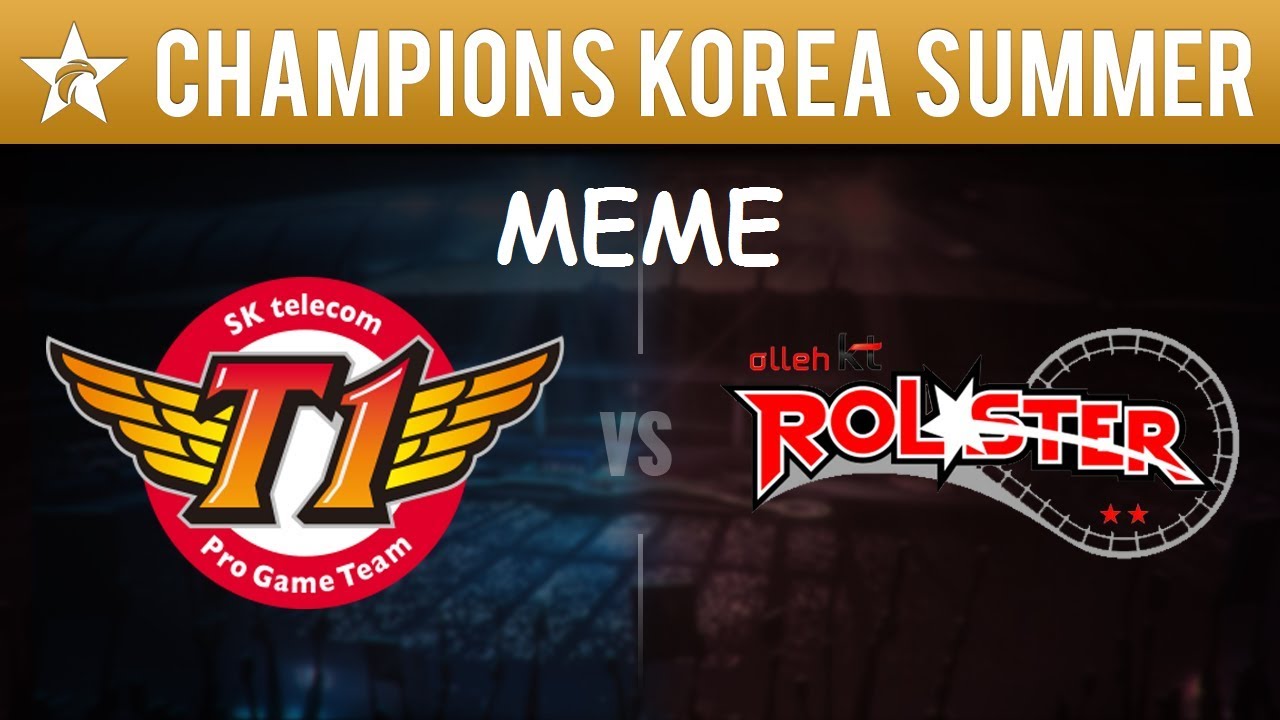 SKT vs KT in a nutshell (meme) - YouTube
