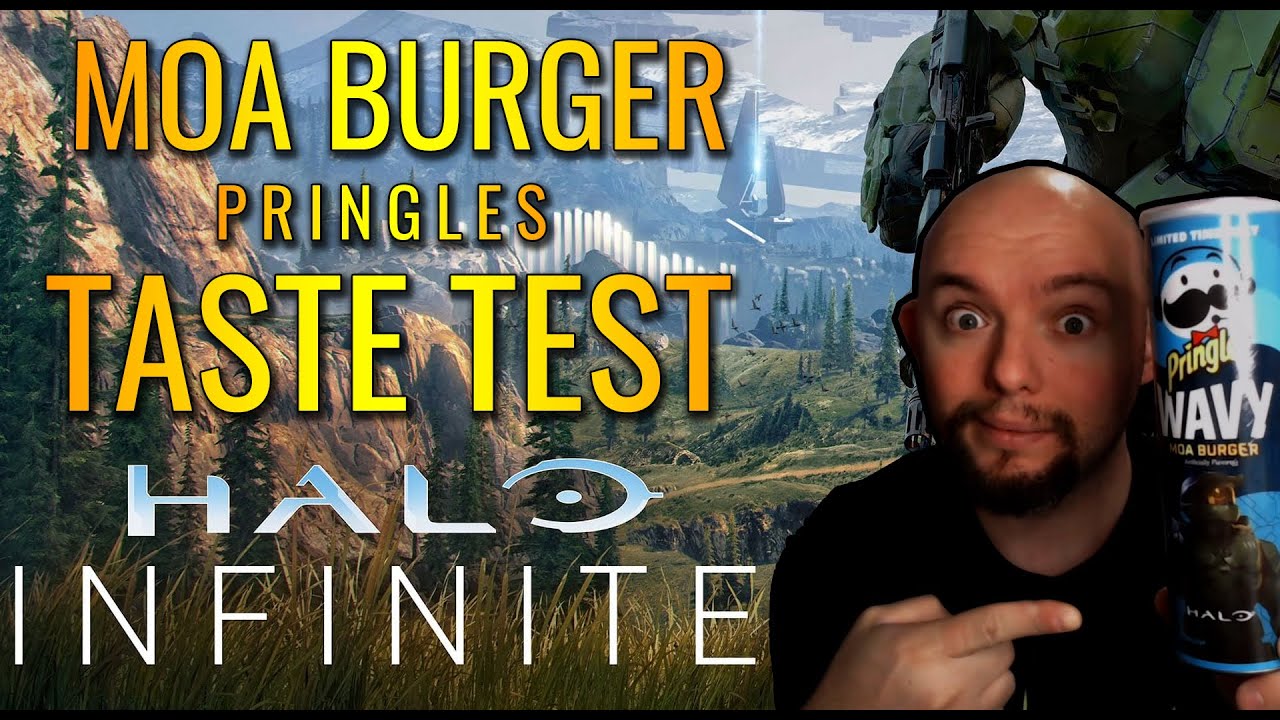 Limited Edition Halo "Moa Burger" Pringles Taste Test | Walmart ...