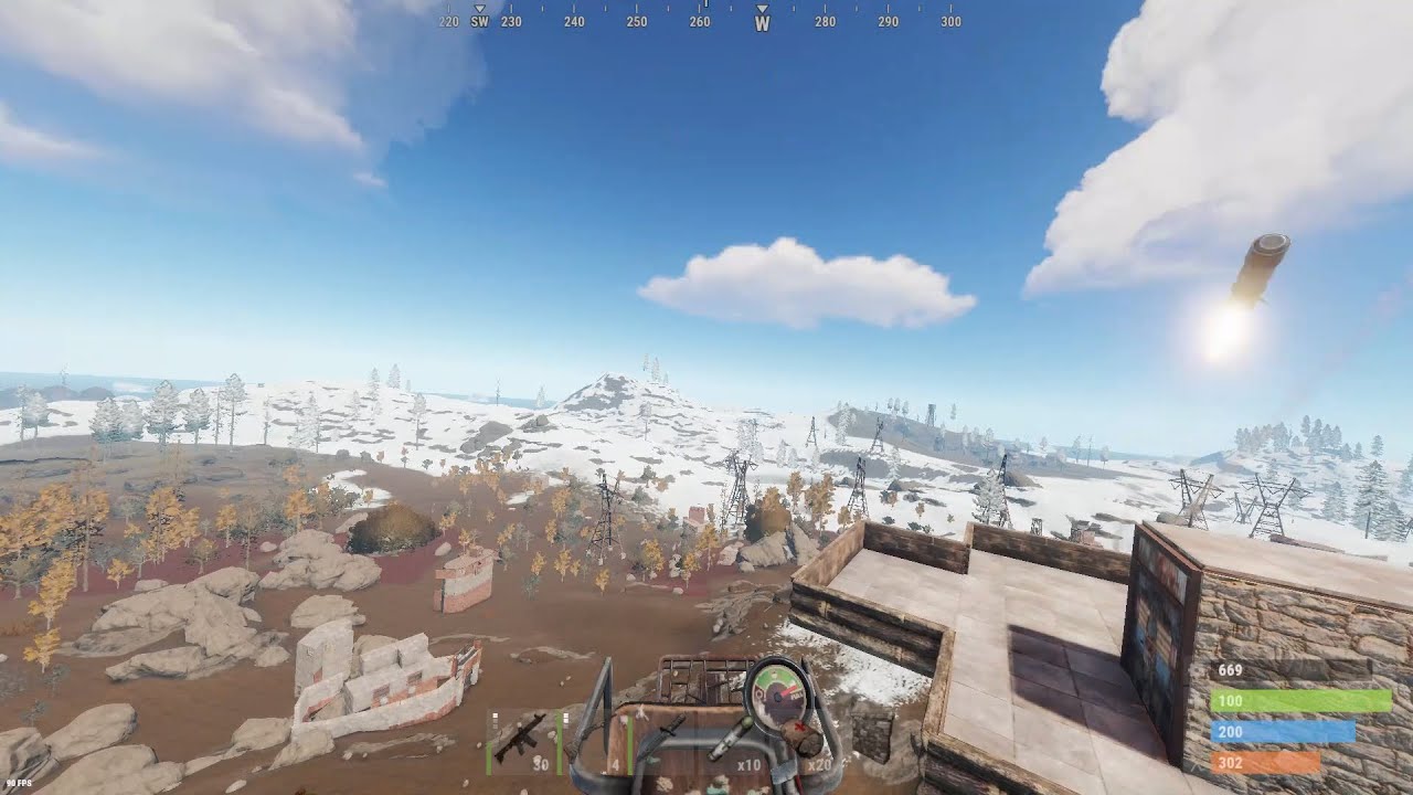 RUST SOLO TRAP/HELI BASE - YouTube