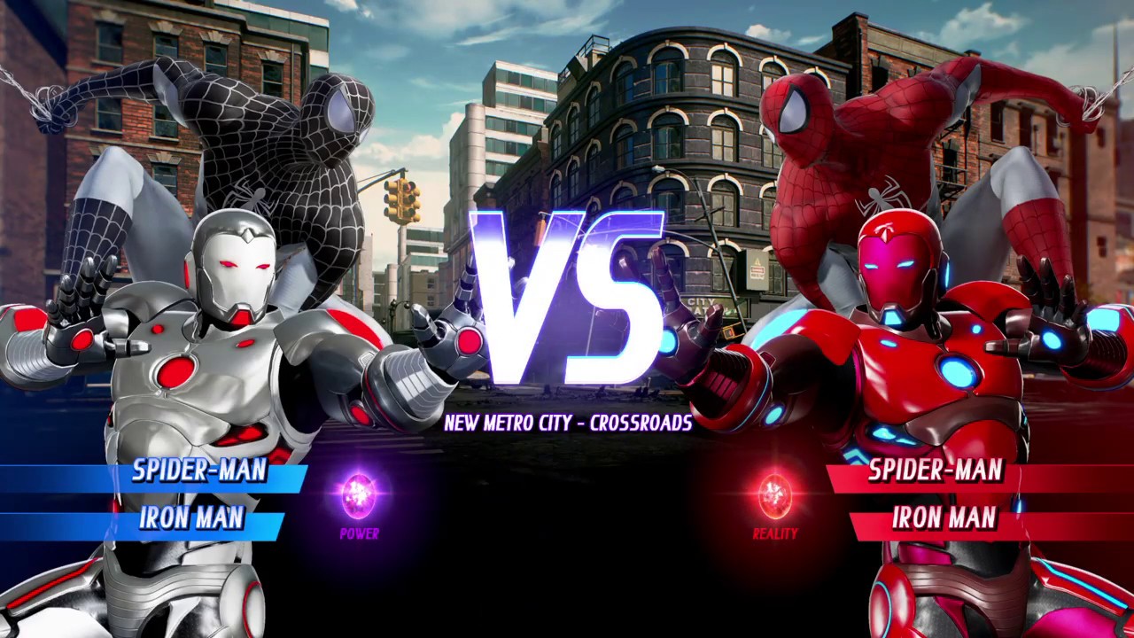 MARVEL VS. CAPCOM: INFINITE Spider-Man and Iron Man vs Spider-Man and ...