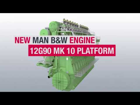 MAN B&W Diesel engine animation - YouTube