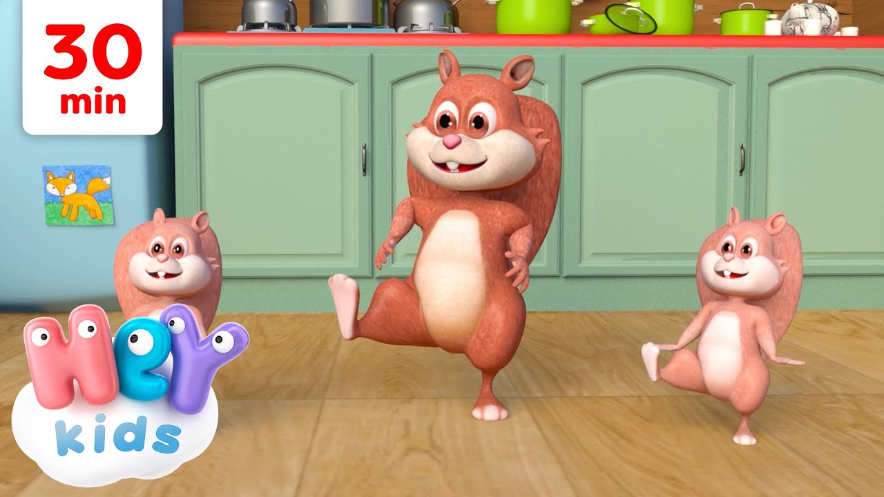 Dansons la Capucine et Plus ! | Comptines pour bébé | HeyKids Français ...