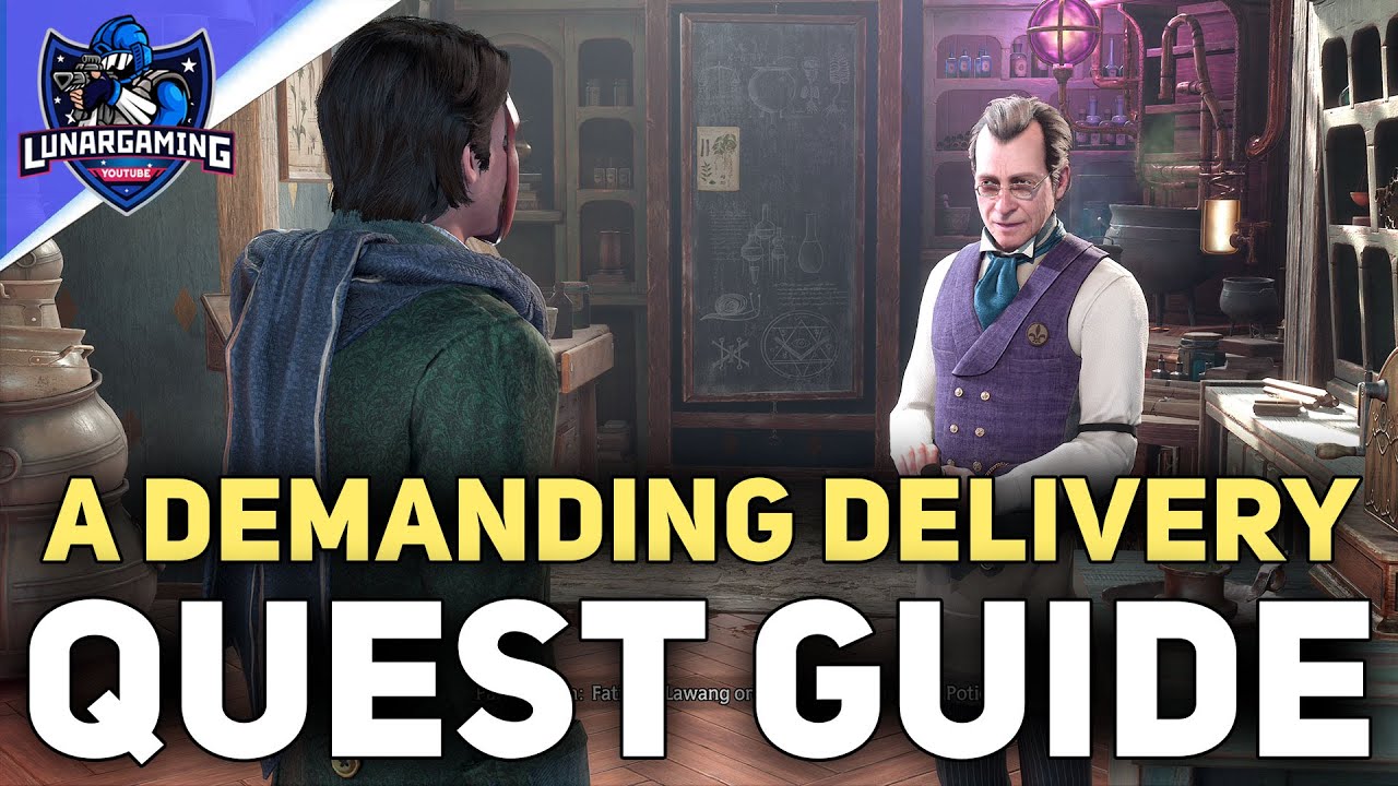 A Demanding Delivery Quest Walkthrough Hogwarts Legacy - YouTube