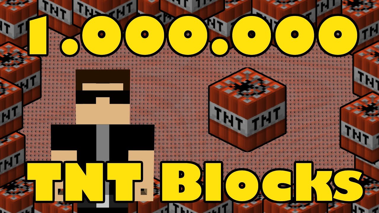 [Minecraft] 1.000.000 TNT Blocks!!! 1 Million TNT Blocks!!! - YouTube