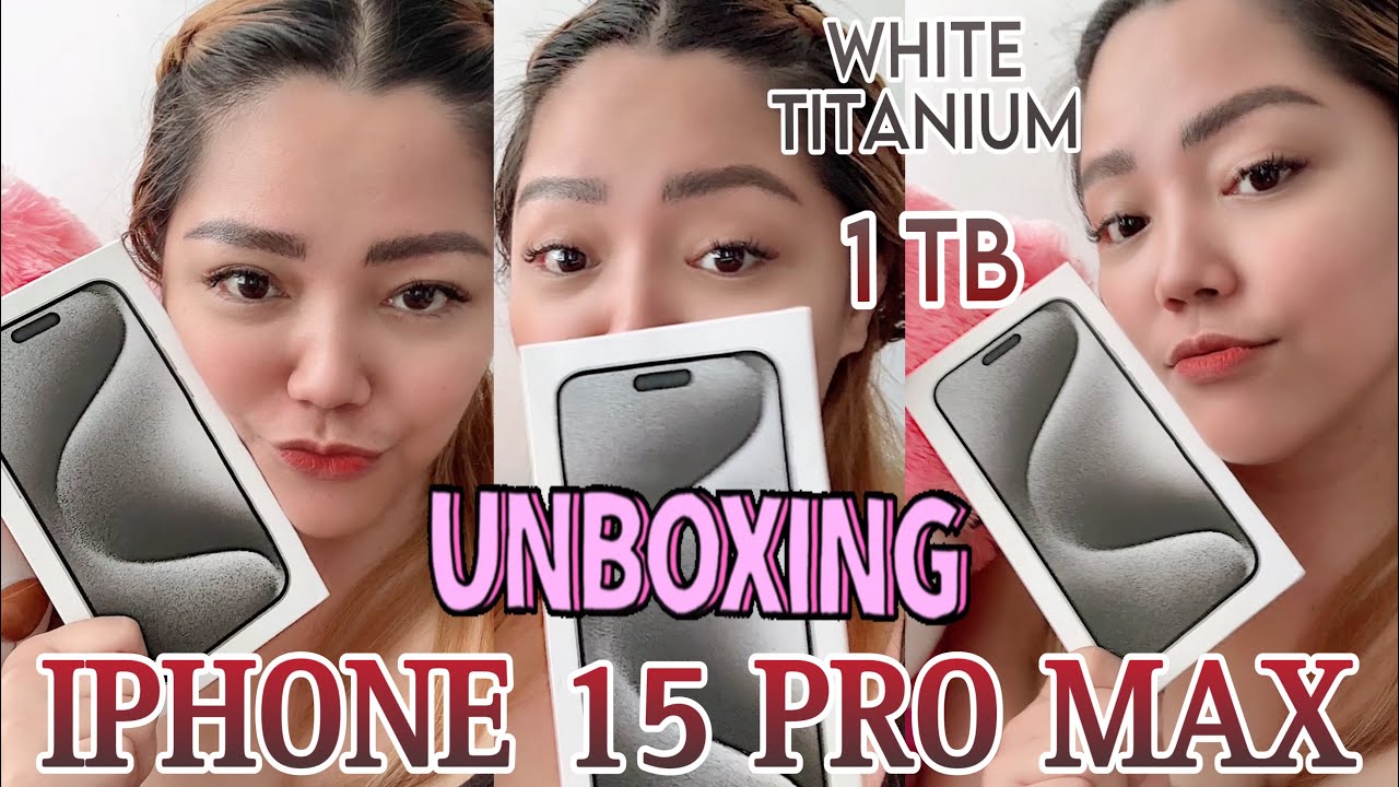 Iphone 15 ProMax Unboxing | White Titanum 1 TB - YouTube