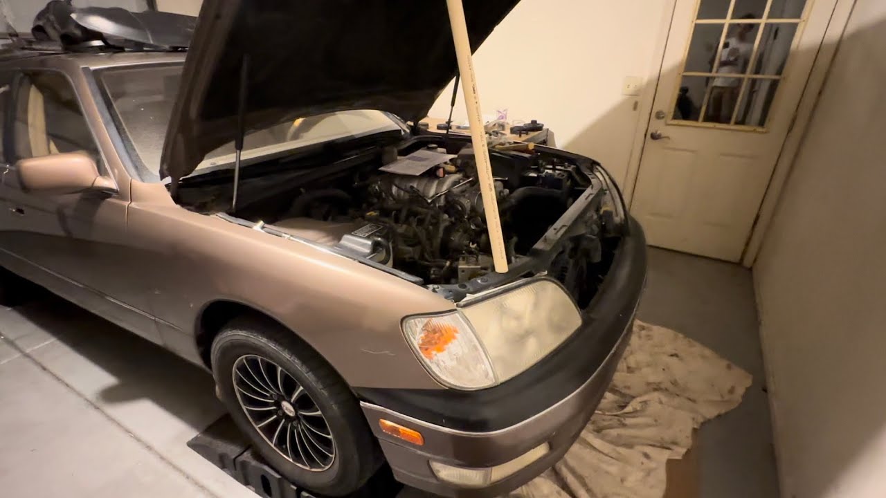 1999 Lexus LS400 137,000 Mile Timing Belt Update - YouTube