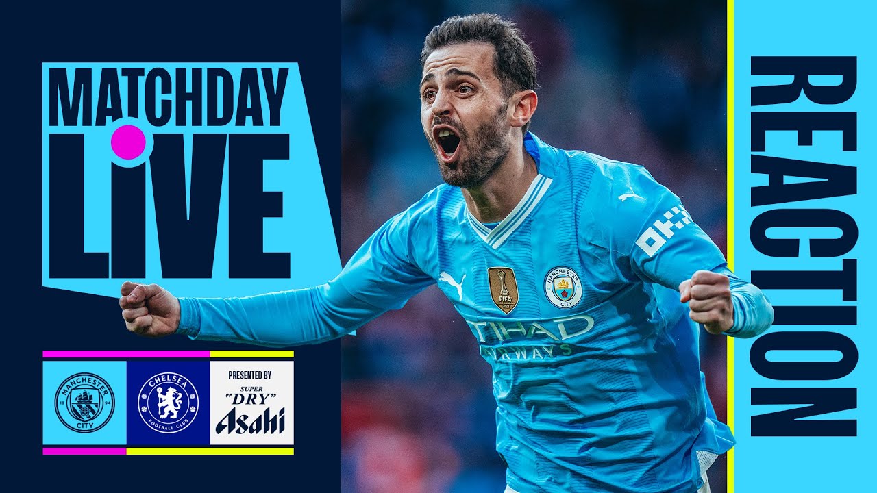 MAN CITY REACH THE FA CUP FINAL! Matchday Live | Manchester City 1-0 ...